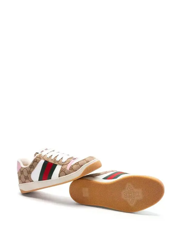 Gucci Gg Canvas Lace-up Sneakers