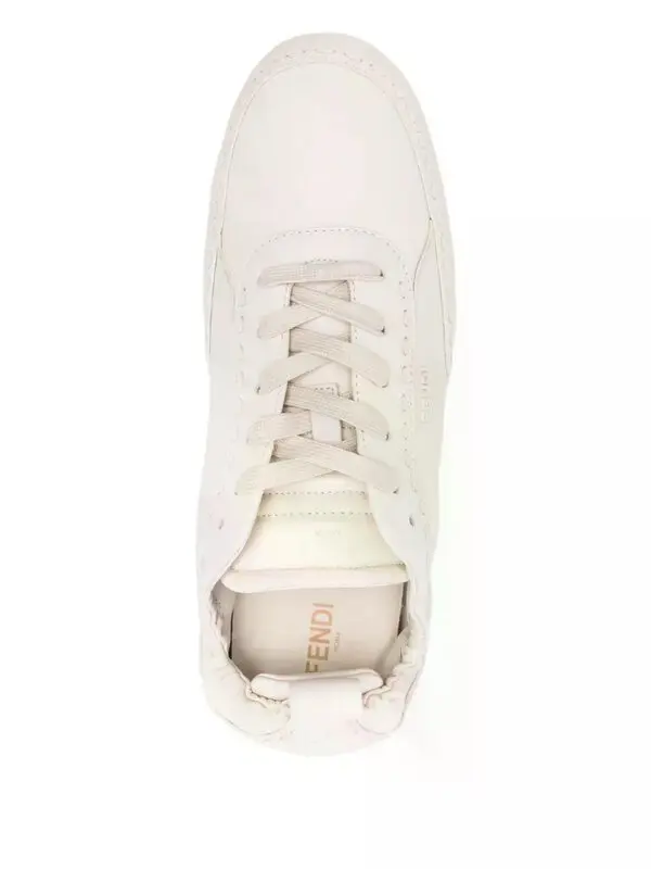 Fendi Calf Leather Lace-up Sneakers