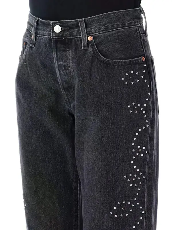 LEVI'S 90s Crystal-embellished Straight Leg Jeans