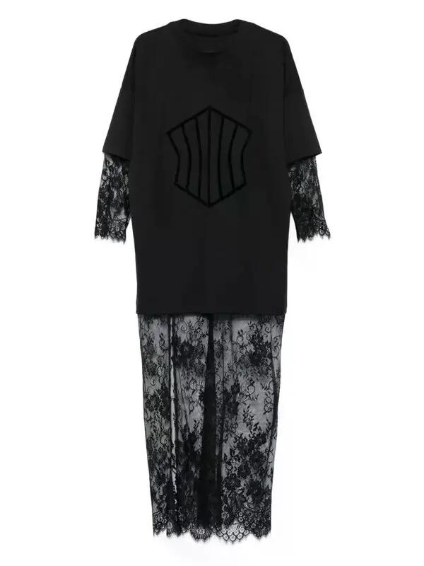 HAMZA Venice Lace Maxi Dress