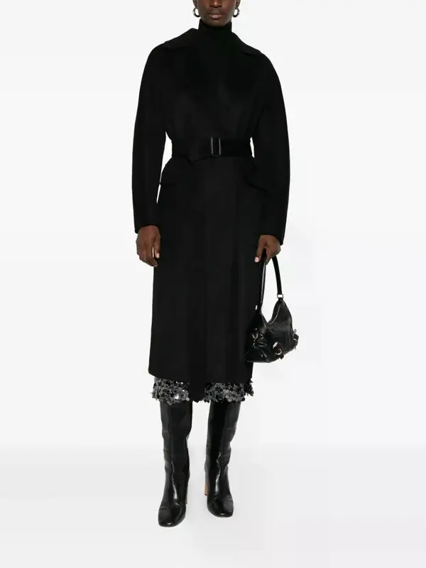 OTTOD'AME Belted Double-breasted Coat