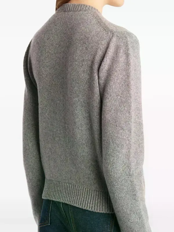Khaite Everheart Cashmere Cardigan - Grey