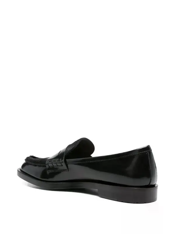 Roberto Festa Leather Fur Loafers