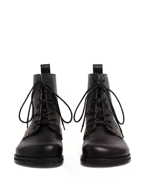 JW Anderson Leather Lace-up Boots