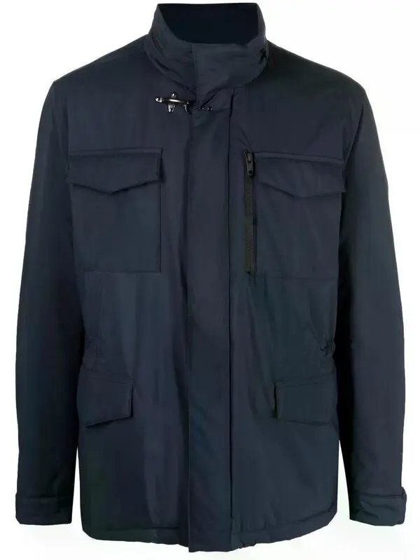 FAY Multiple-pocket Zip-fastening Jacket