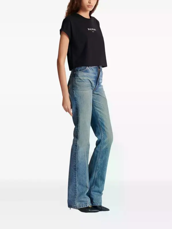 Balmain Logo-print Short-sleeve T-shirt