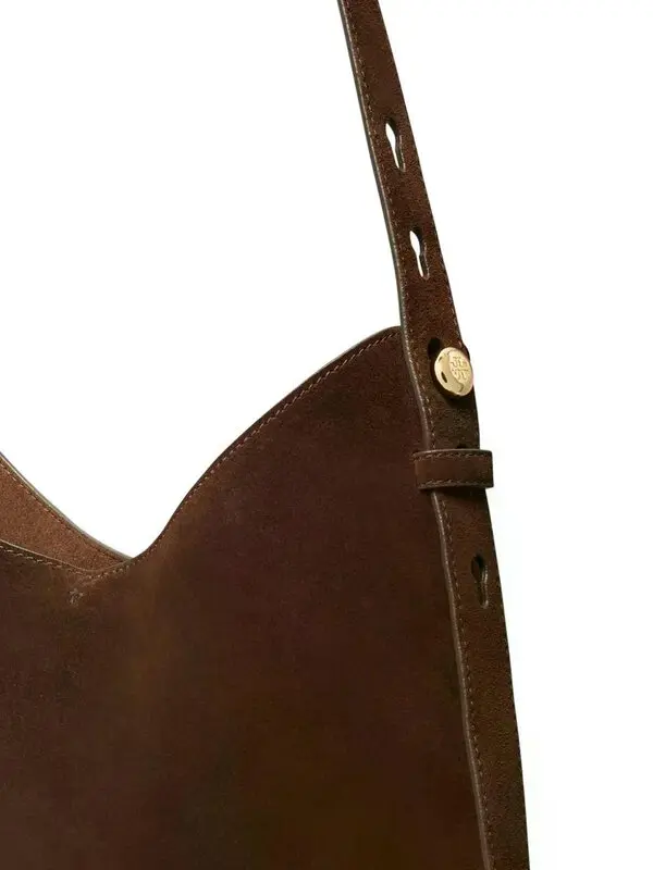 Tory Burch Romy Suede Tote Bag - Brown