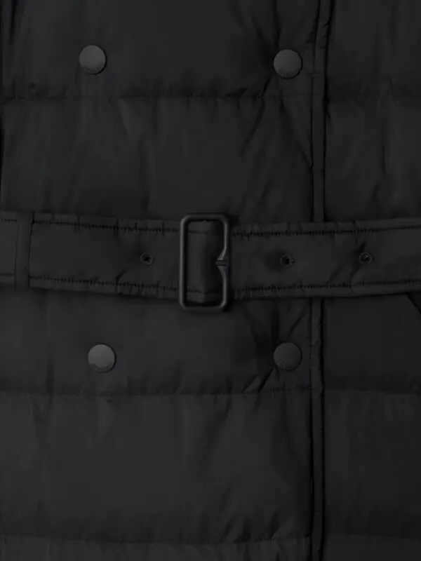 Burberry Long Nylon Hooded Puffer Coat