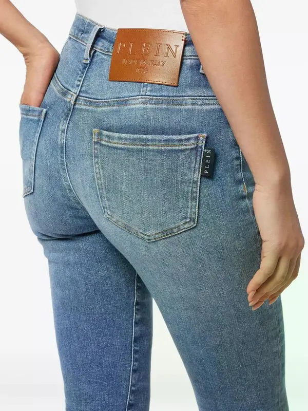 Philipp Plein Logo Plaque Jeans