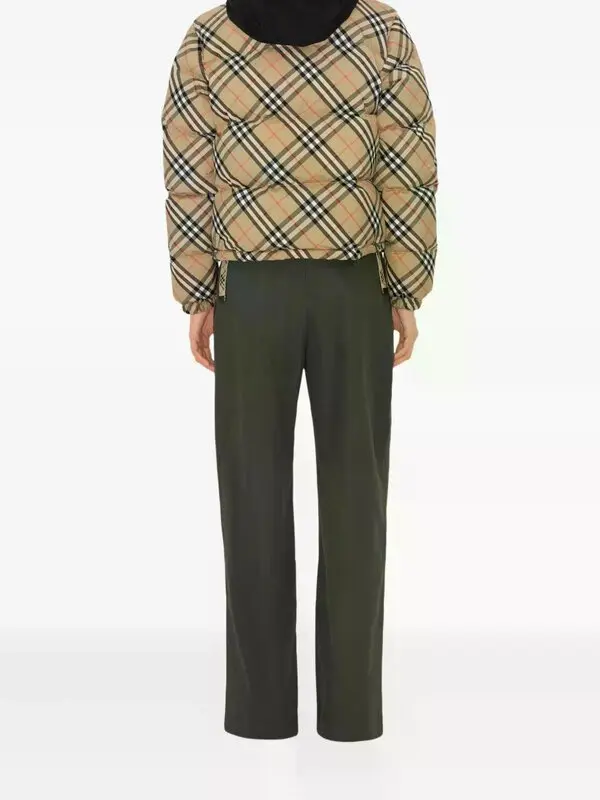 Burberry Vintage Check Down Puffer Jacket - Neutrals