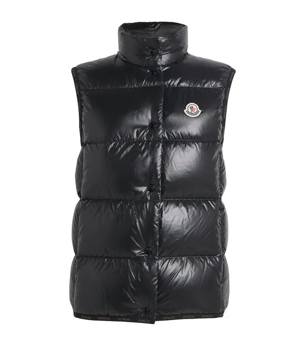 Moncler Badia Down Gilet - Black