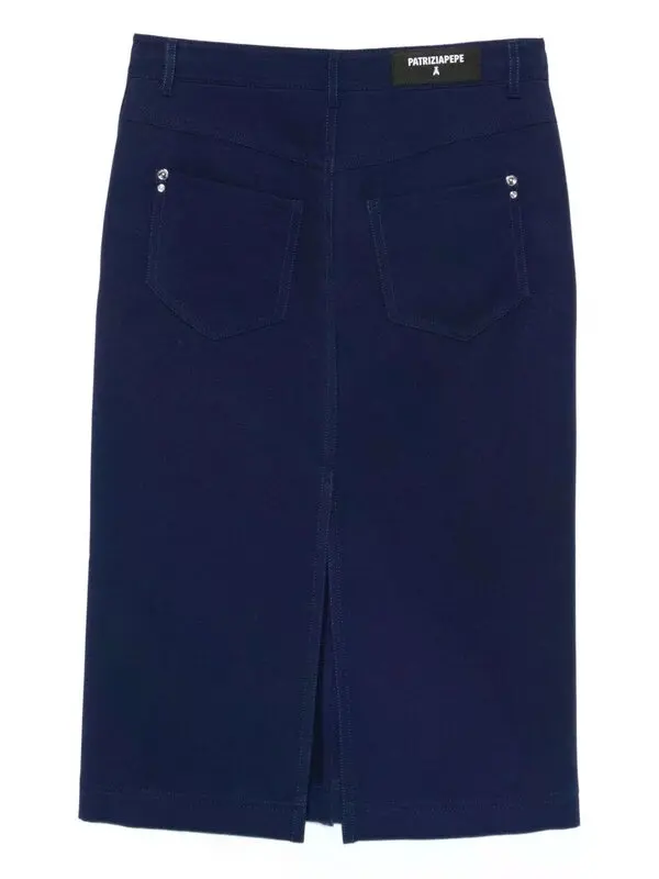 Patrizia Pepe Midi Skirt - Blue