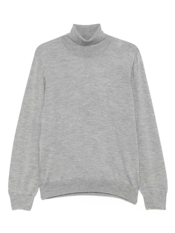 FILERIA Long-sleeve Turtleneck Sweater - Grey