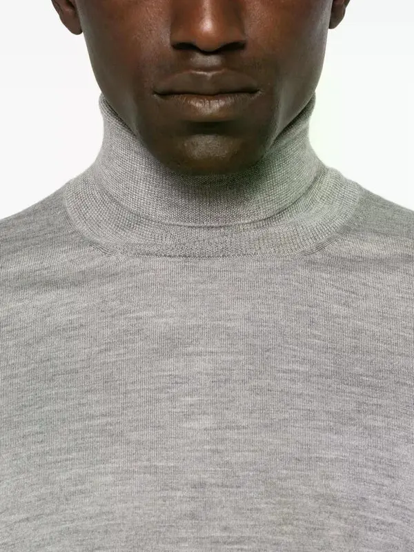 FILERIA Long-sleeve Turtleneck Sweater - Grey
