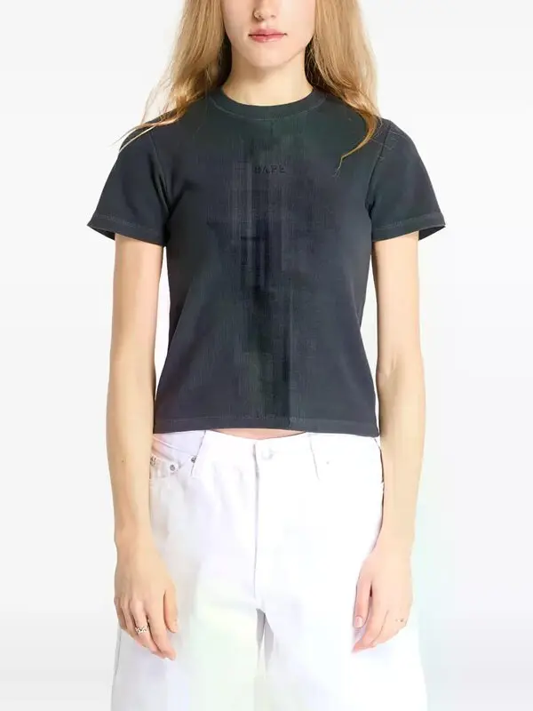 A BATHING APE Embroidered Logo T-shirt