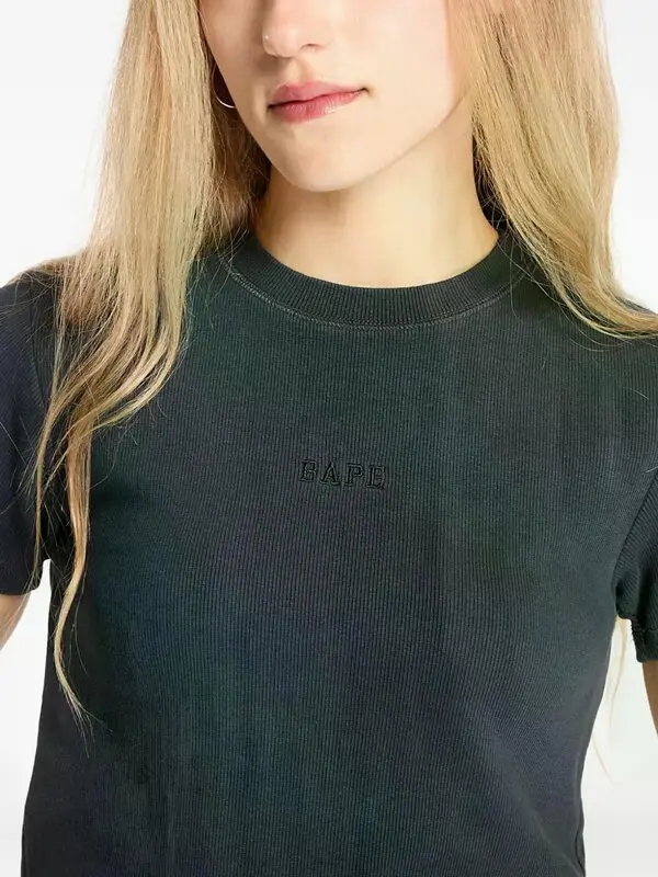 A BATHING APE Embroidered Logo T-shirt