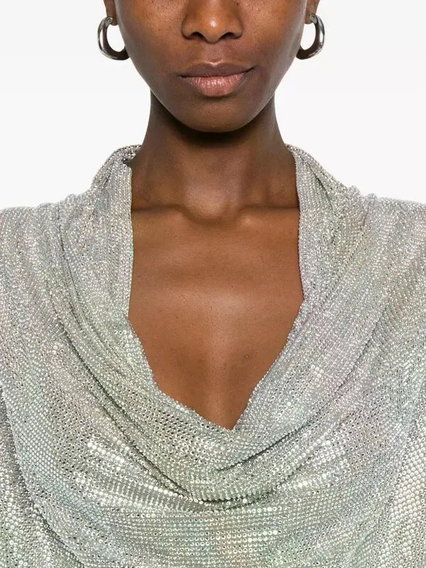 Giuseppe Di Morabito Cowl-neck Mini Dress