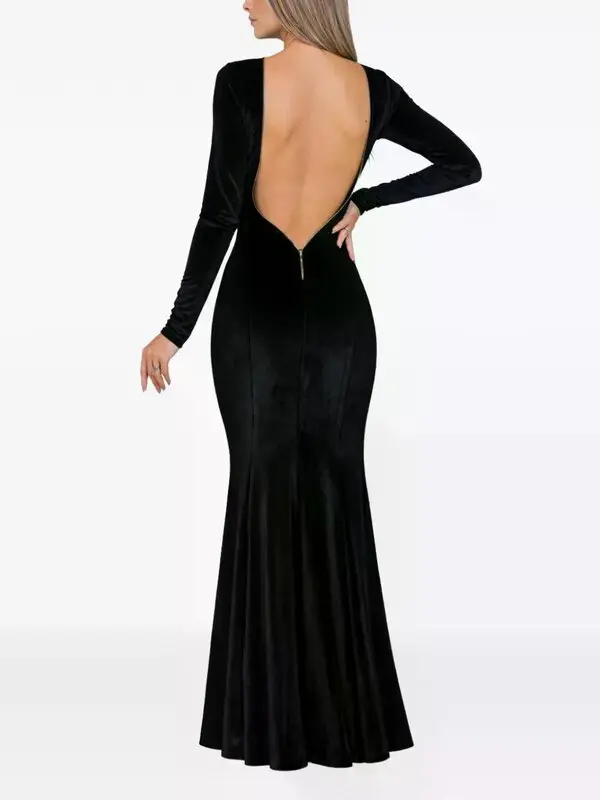 ROSERRY Rosarry Melbourne Mock-neck Long-sleeve Maxi Dress