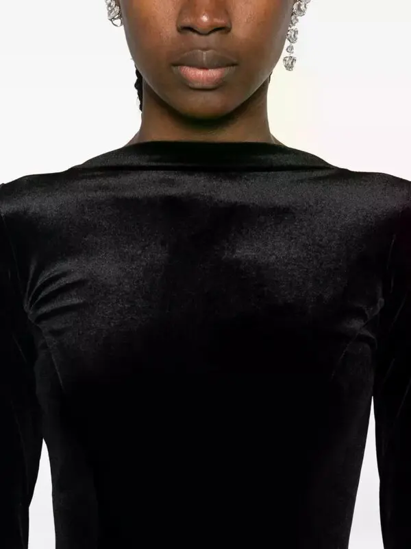 ROSERRY Rosarry Melbourne Mock-neck Long-sleeve Maxi Dress