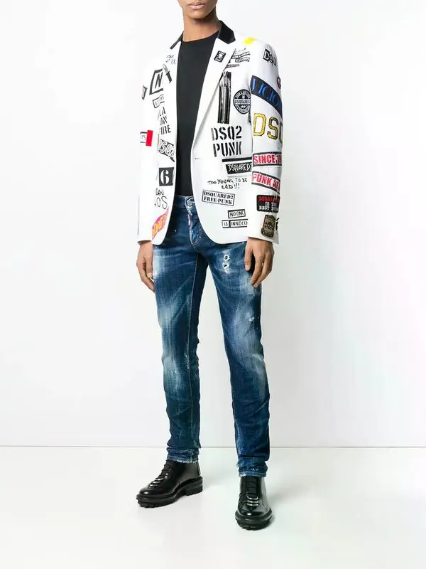 Dsquared2 Clement Distressed Skinny Jeans