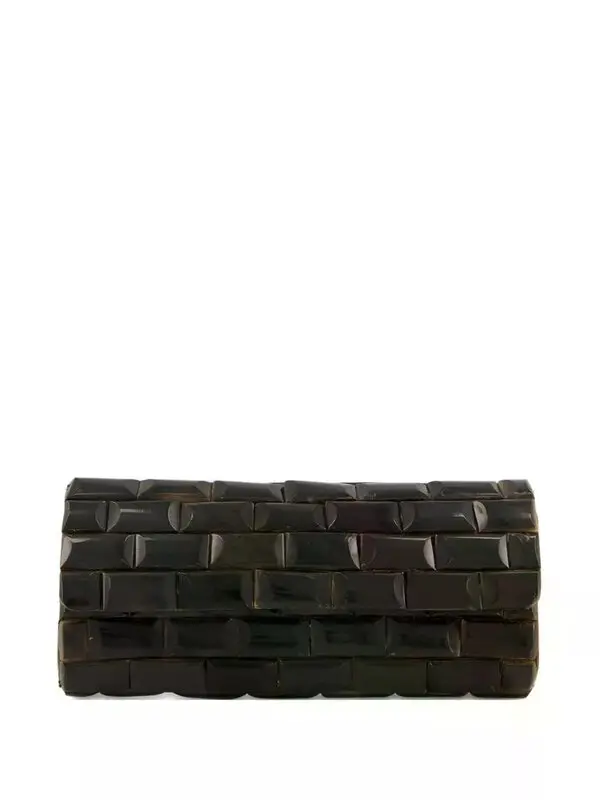 Glorinha Paranagua Mini Anouska Clutch Bag - Brown