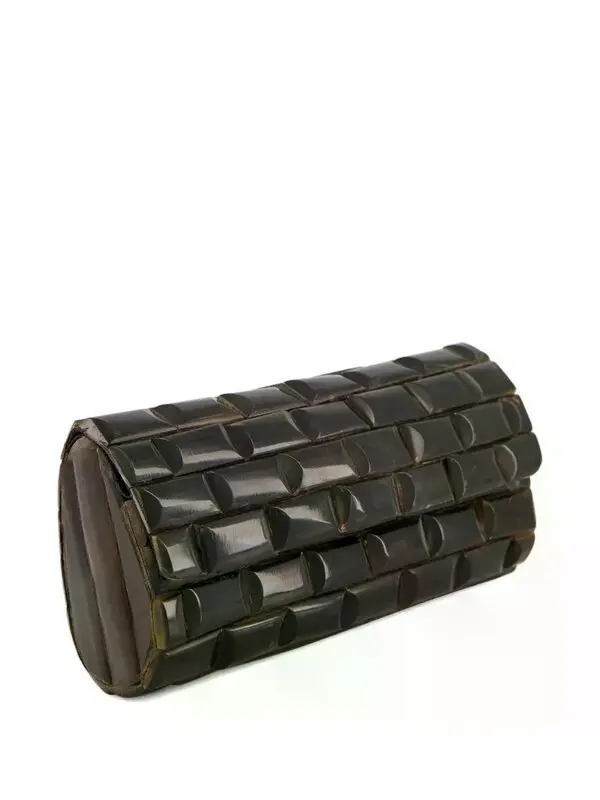 Glorinha Paranagua Mini Anouska Clutch Bag - Brown
