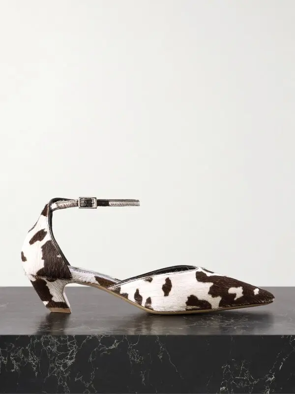Le Monde Beryl Victoria Calf Hair Pumps - Multi
