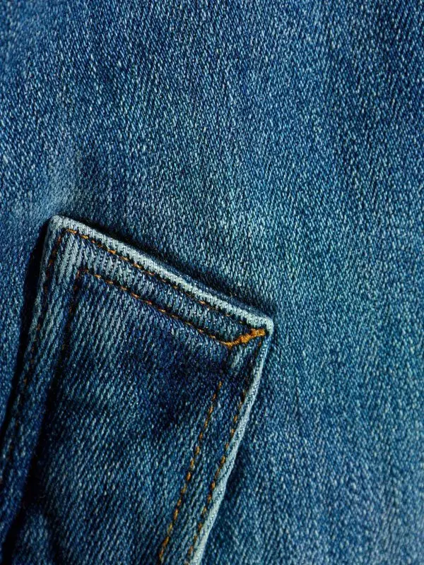 Loewe Contrast Collar Denim Jacket