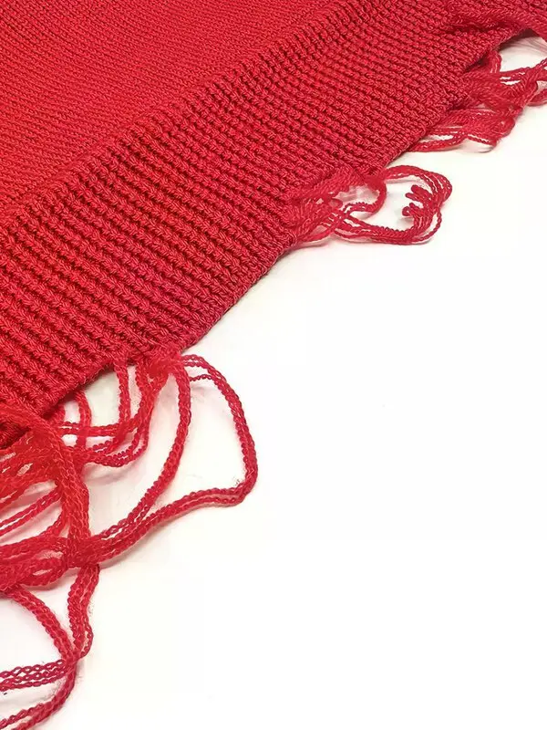 HACULLA. Distressed Hoodie With Applique Detail - Red