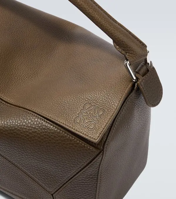 Loewe Puzzle Large Tote Bag - Green