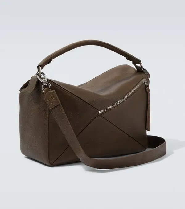 Loewe Puzzle Large Tote Bag - Green
