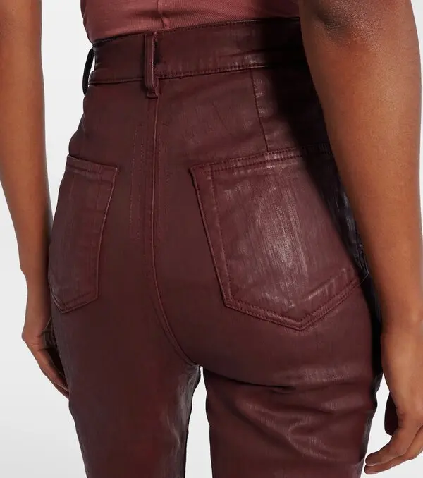Rick Owens Bolan High-rise Bootcut Jeans