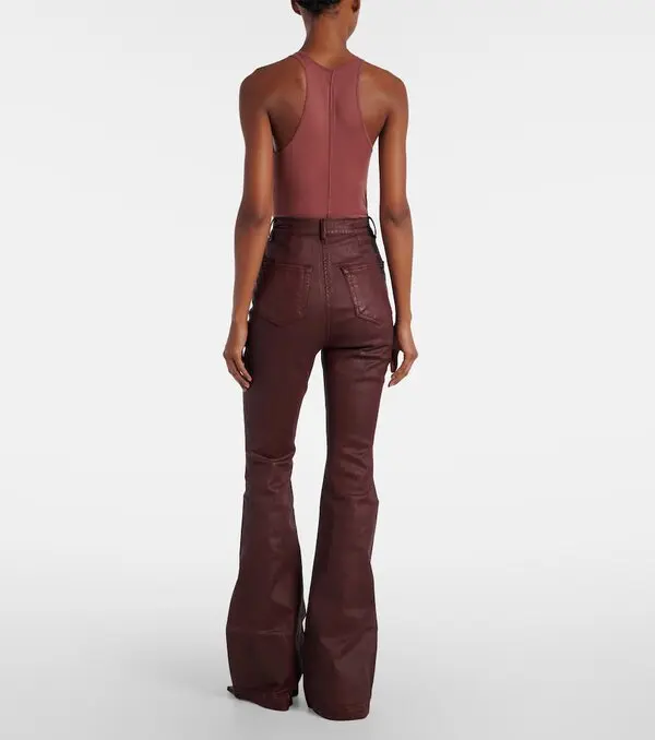 Rick Owens Bolan High-rise Bootcut Jeans