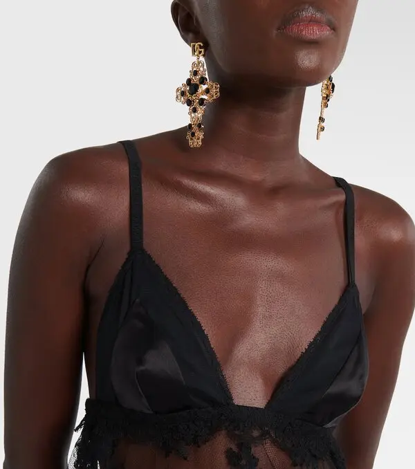 Dolce & Gabbana Floral Lace Camisole Top
