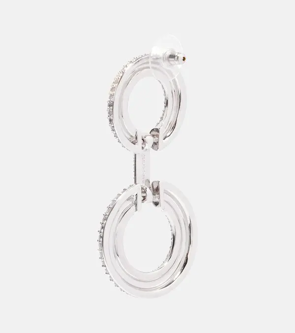 SELF-PORTRAIT Crystal-embellished Drop Earrings