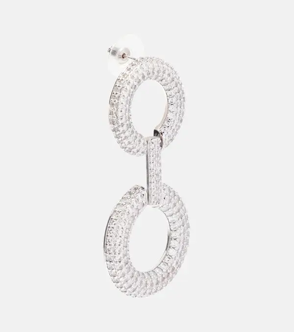 SELF-PORTRAIT Crystal-embellished Drop Earrings