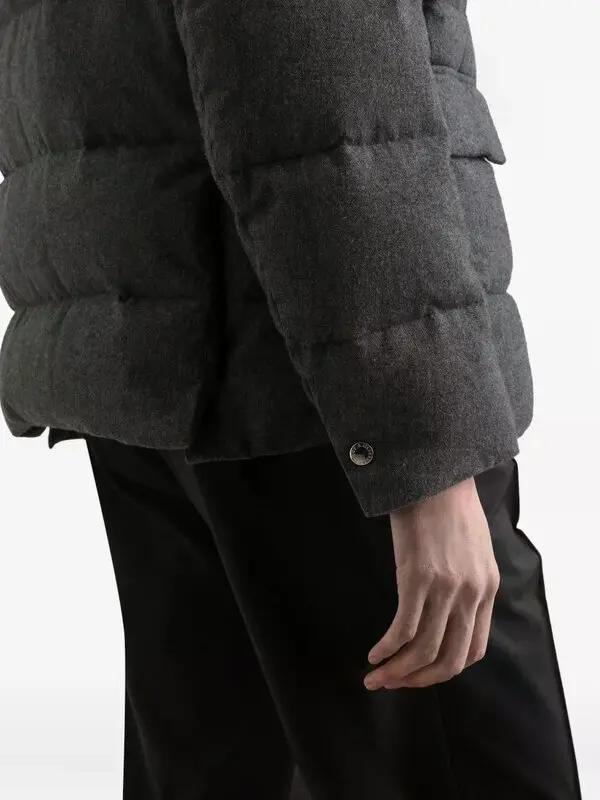 Dolce & Gabbana Quilted Down Jacket With High Neck