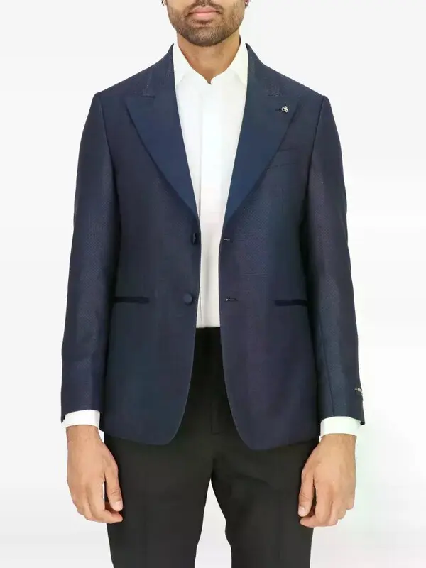 Scotch & Soda Textured Shawl-lapel Jacket