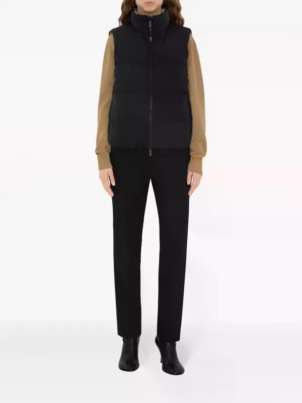 Burberry Check-print Reversible Puffer Gilet