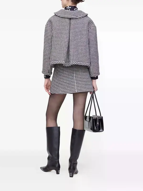 Marc Jacobs Gingham-tweed Jacket - Black