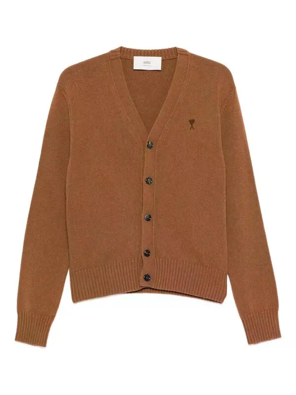AMI Paris V-neck Button Cardigan