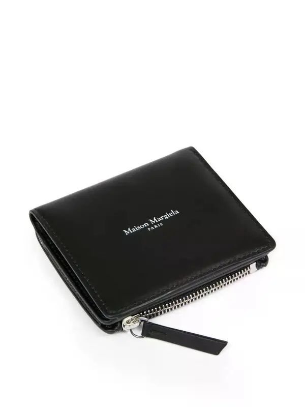 MAISON MARGIELA Logo Leather Wallet - Black