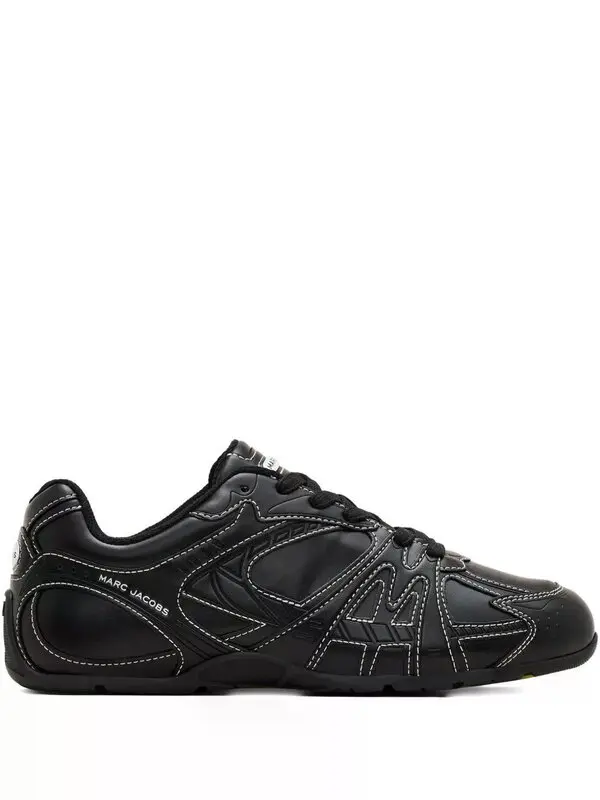 Marc Jacobs Stitched 72 Spring Lace-up Sneakers - Black
