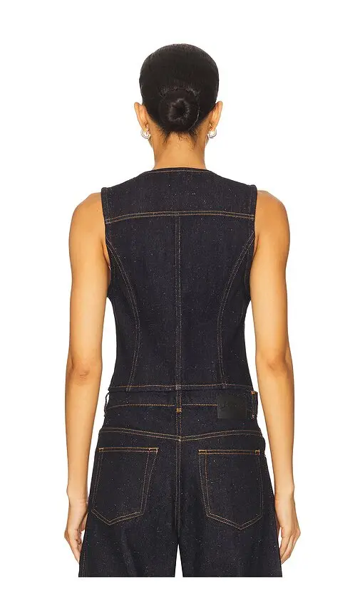 GANNI Neppy Denim Waistcoat