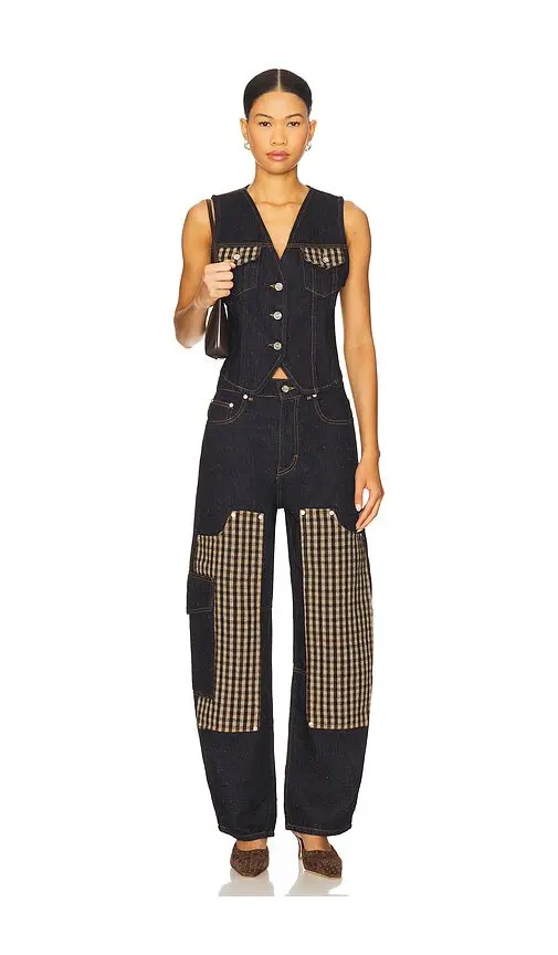 GANNI Neppy Denim Waistcoat