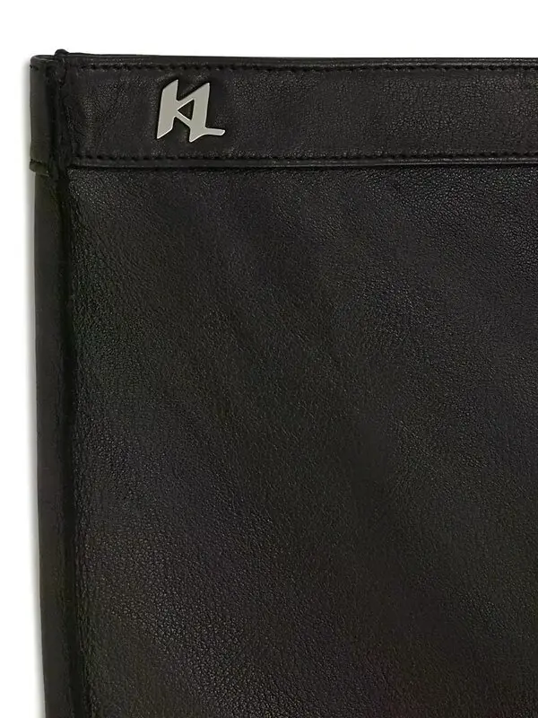 Karl Lagerfeld K/monogram Leather Gloves