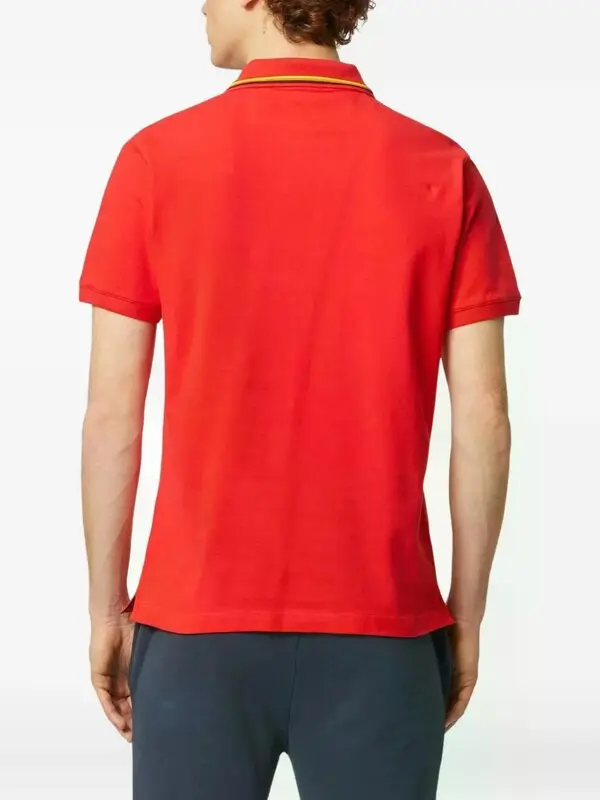 K-WAY Tipped-collar Polo Shirt - Red
