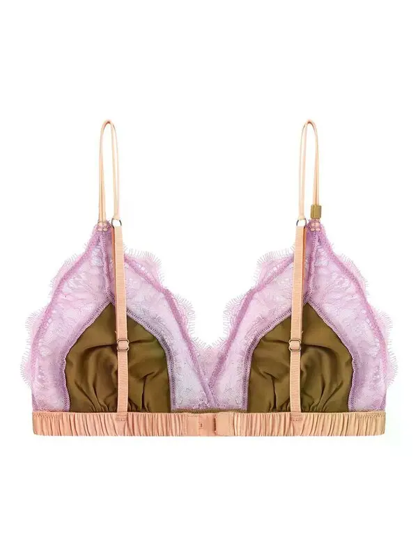Love Stories Lace-trimmed Bra - Green