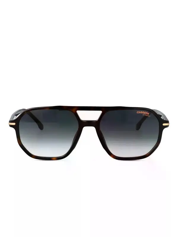 Carrera Eyewear Geometric-frame Sunglasses - Brown