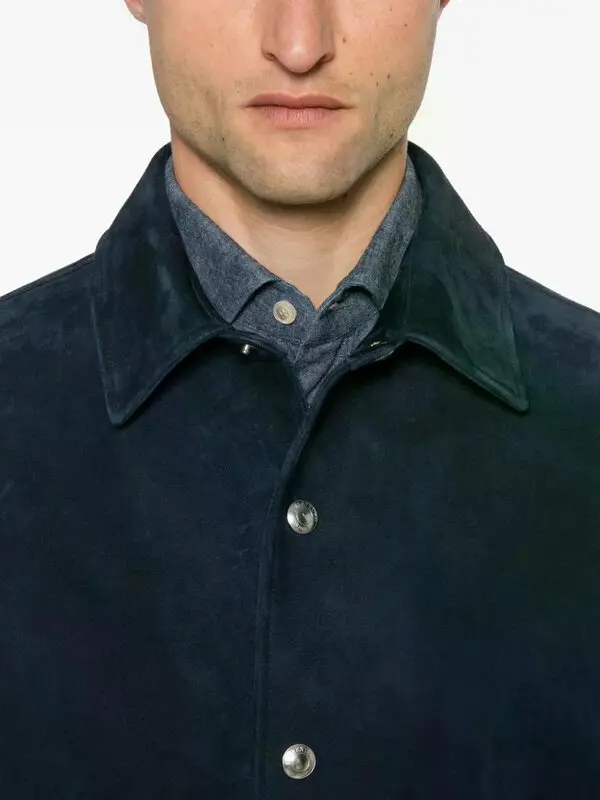 Eleventy Suede Overshirt